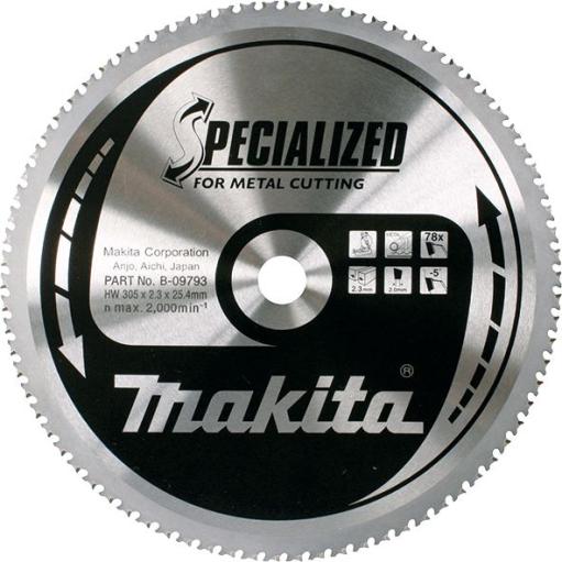 Makita List za testeru od tvrdog metala 305/25.4mm sa 78 zubaca (B-09793)