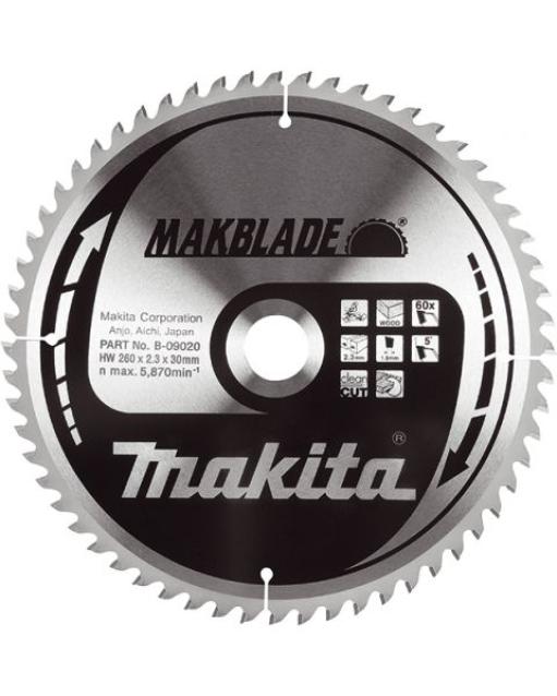 Makita List za testeru od tvrdog metala, MAKBlade Plus, sa 60 zubaca B-09020