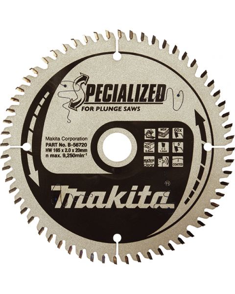 Makita List za testeru od tvrdog metala, za drvo AC/DC B-56720