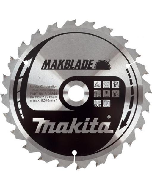 Makita List za testeru od tvrdog metala, MAKBlade Plus, sa 24 zubaca B-08894