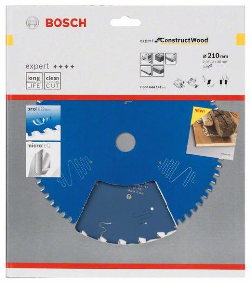 List kružne testere Expert for Construct Wood Bosch 2608644141, 210 x 30 x 2,0 mm, 30