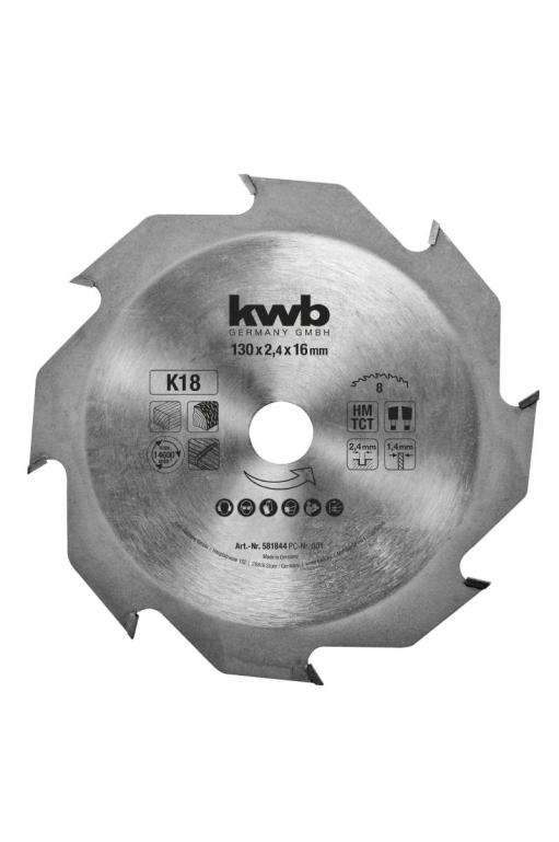 KWB 49581844 list kružne testere za drvo 130 x 16 mm, 18K