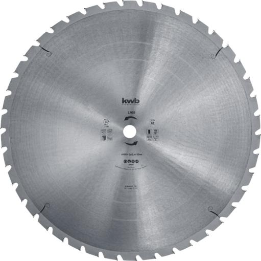 KWB 49596040 list za cirkular za drvo 600 x 30 mm, 42Z, ojačan karbidom