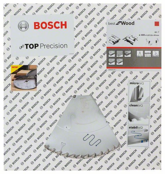 List kružne testere Top Precision Best for Wood Bosch 2608642122, 400 x 30 x 4 mm, 60