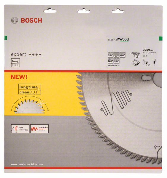 List kružne testere Expert for Wood Bosch 2608642504, 350 x 30 x 3,5 mm, 30