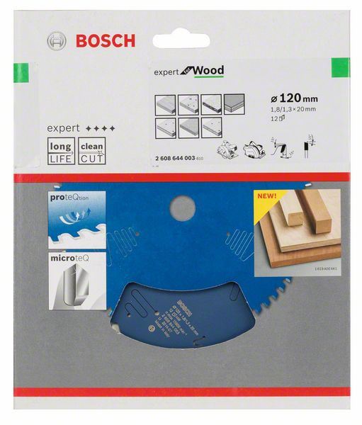 List kružne testere Expert for Wood Bosch 2608644003, 120 x 20 x 1,8 mm, 12