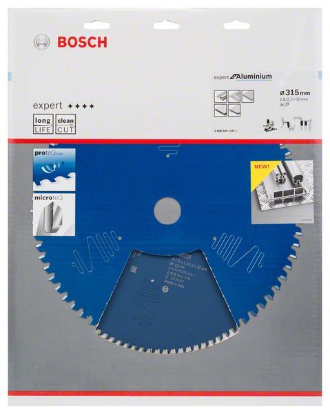 List kružne testere Expert for Aluminium Bosch 2608644116, 315 x 30 x 2,8 mm, 96