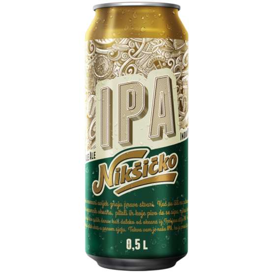 Pivo svetlo NIKŠIĆKO IPA 0,5l