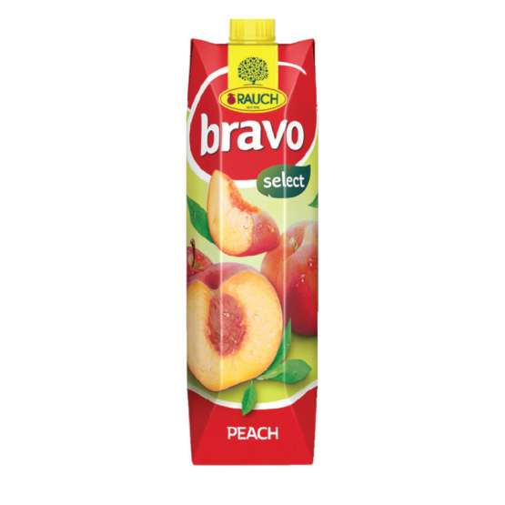 Negazirani sok BRAVO breskva 1l