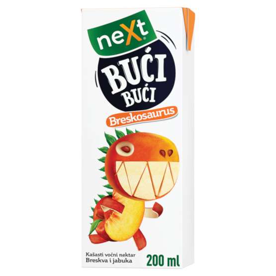 Negazirani sok NEXT BUCI BUCI breskva 0.2l