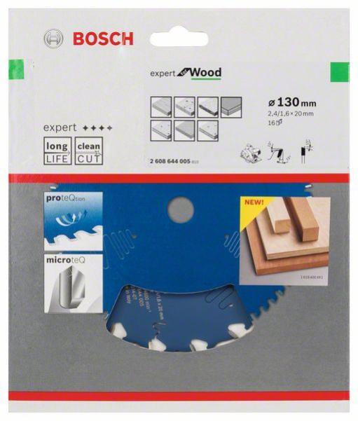 List kružne testere Expert for Wood Bosch 2608644005, 130 x 20 x 2,4 mm, 16