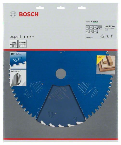 List kružne testere Expert for Wood Bosch 2608644078, 450 x 30 x 4,5 mm, 34