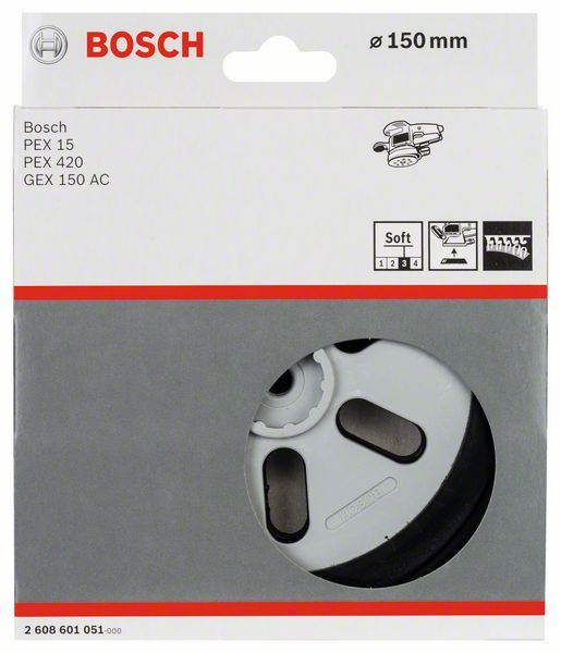 Brusni tanjir Bosch 2608601051, meki, 150 mm