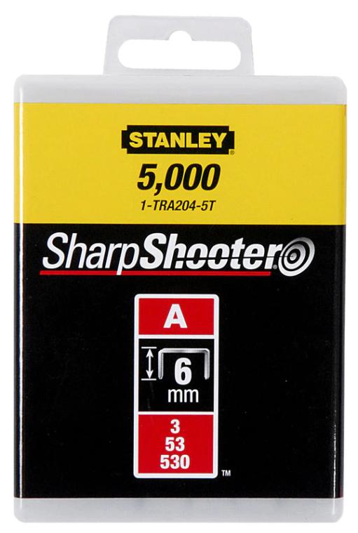 Stanley 1-TRA204T Klemerice tip "A" (53) / 1000kom - 6 mm