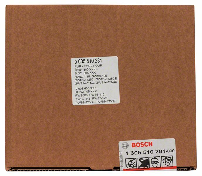 Usisni štitnik za brušenje Bosch 1605510281, 125 mm
