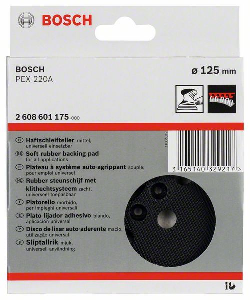 Brusni tanjir Bosch 2608601175, Bez pričvrsnog seta
