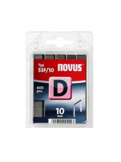 Novus Klamerice Tip D 53F/8 8mm 1200 kom, 0420375