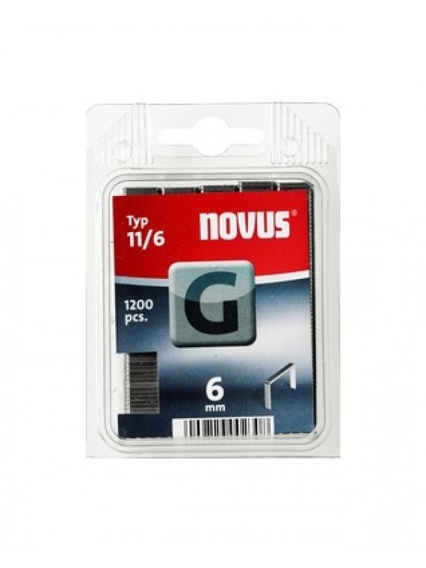 Novus Klamerice Tip G 11/6 6mm 1200, 0420384