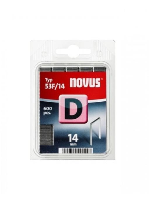 Novus Klamerice Tip D 53F/14 14mm 600 kom, 0420378