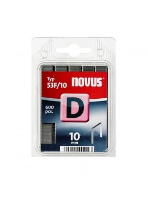 Novus Klamerice Tip D 53F/10 10mm 600 kom, 0420376