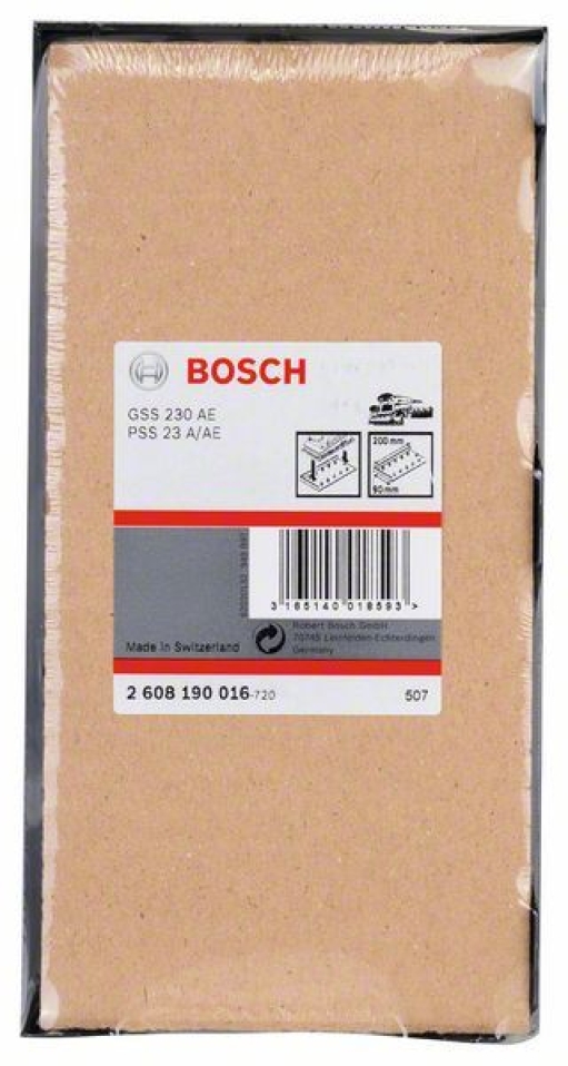 Alat za probijanje rupa Bosch 2608190016, 93 x 230 mm; 8 rupa