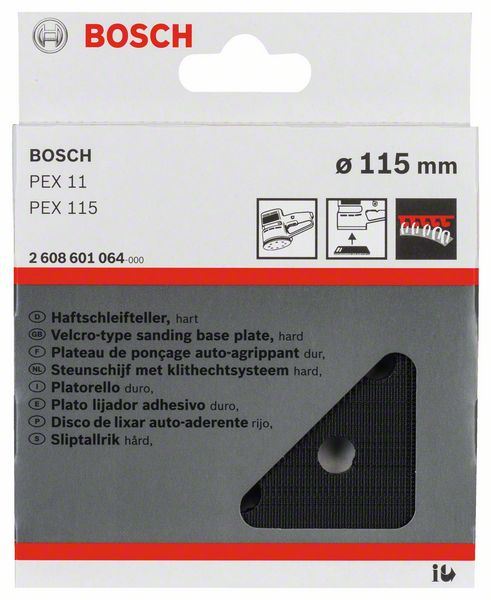 Brusni tanjir Bosch 2608601064, tvrdi, 115 mm