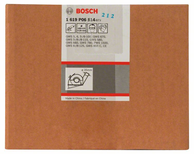 Klizna vođica sa nastavkom za usisavanje za sečenje Bosch 1619P06514, 100/115/125 mm