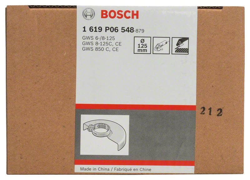 Štitnik za brušenje Bosch 1619P06548, 125 mm