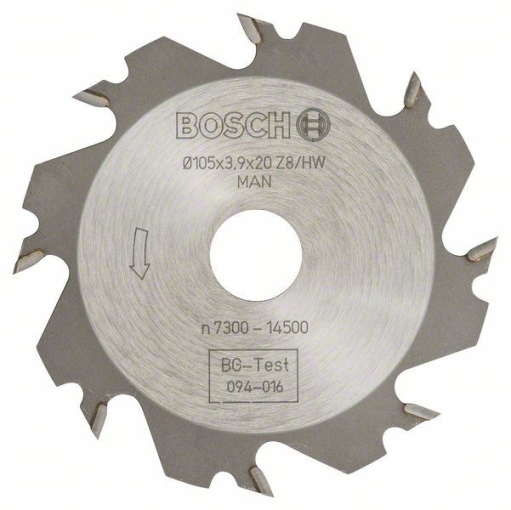 Pločasto glodalo Bosch 3608641008, 8, 20 mm, 4 mm