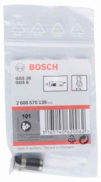 Stezna čaura bez stezne navrtke Bosch 2608570139, 1/8"