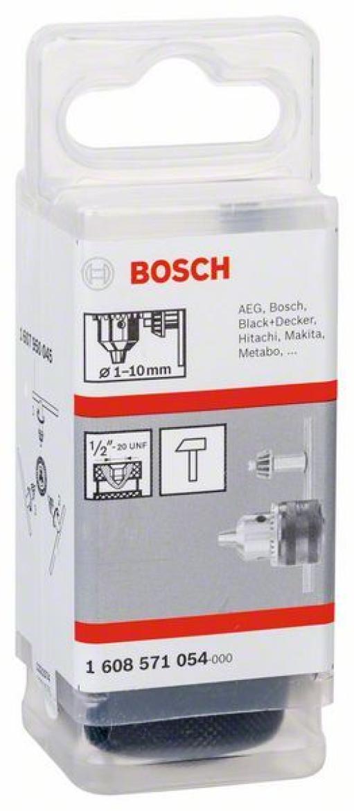 Klasična stezna glava do 10 mm Bosch 1608571054, 1-10 mm, 1/2" - 20