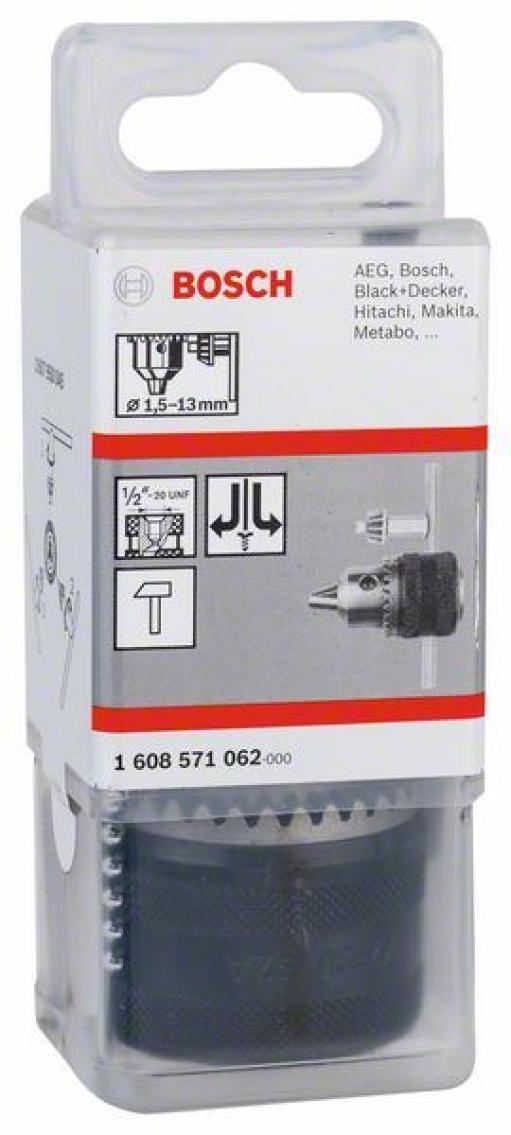 Klasična stezna glava do 13 mm Bosch 1608571062, 1,5-13 mm, 1/2" - 20