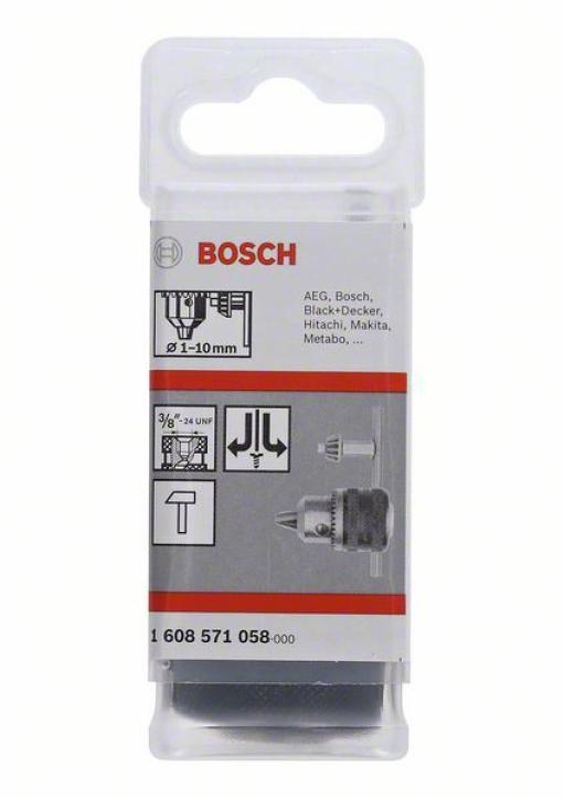 Klasična stezna glava do 10 mm Bosch 1608571058, 1-10 mm, 3/8" - 24