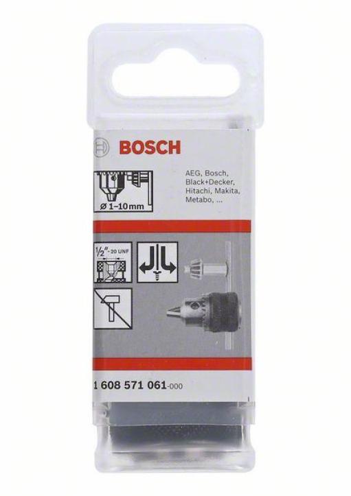 Klasična stezna glava do 10 mm Bosch 1608571061, 1-10 mm, 1/2" - 20