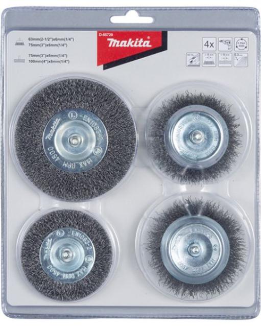 Makita Lončasta četka 63mm,75mm, kružna četka 75mm,100mm D-65729