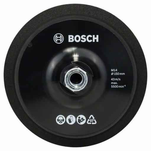 Potporni tanjir M14, Ø 150 mm, sa sistemom prihvata na čičak Bosch 2608612027, Prečnik 150 mm