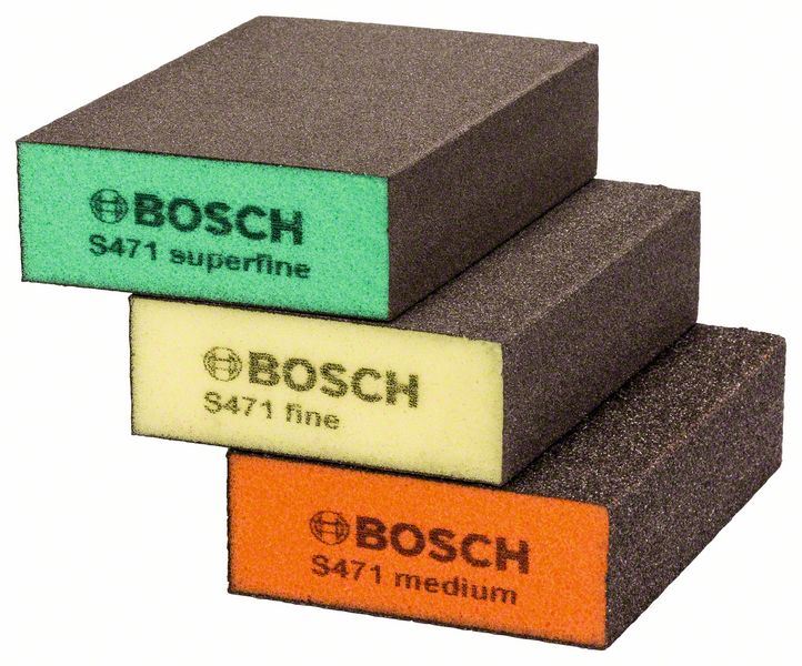 3-delni set sunđera za brušenje Bosch 2608621253, 69 x 97 x 26 mm, M, F, SF