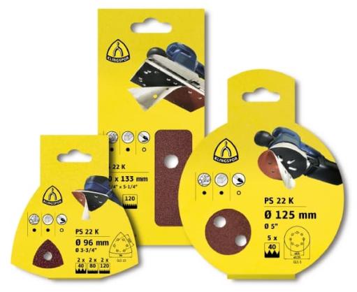 Klingspor PS 22 K D.I.Y. pakovanjima Set SB - Asortiman, 319072, 150 mm