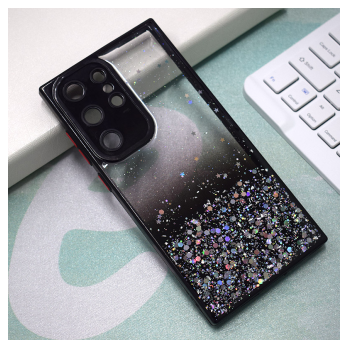 Maska Frame Glitter za Samsung S23 Ultra/ S918B crna