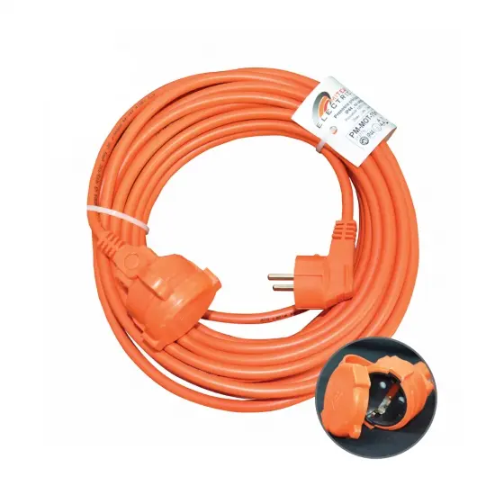 MITEA ELECTRIC Prenosna priključnica za kosilicu PM-MOT 20m IP44 27379M narandžasta