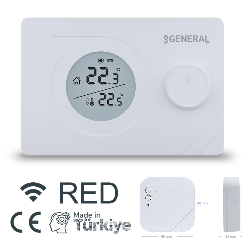 Sobni digitalni termostat (programator) bežični Q3 – MITRA 220 RF