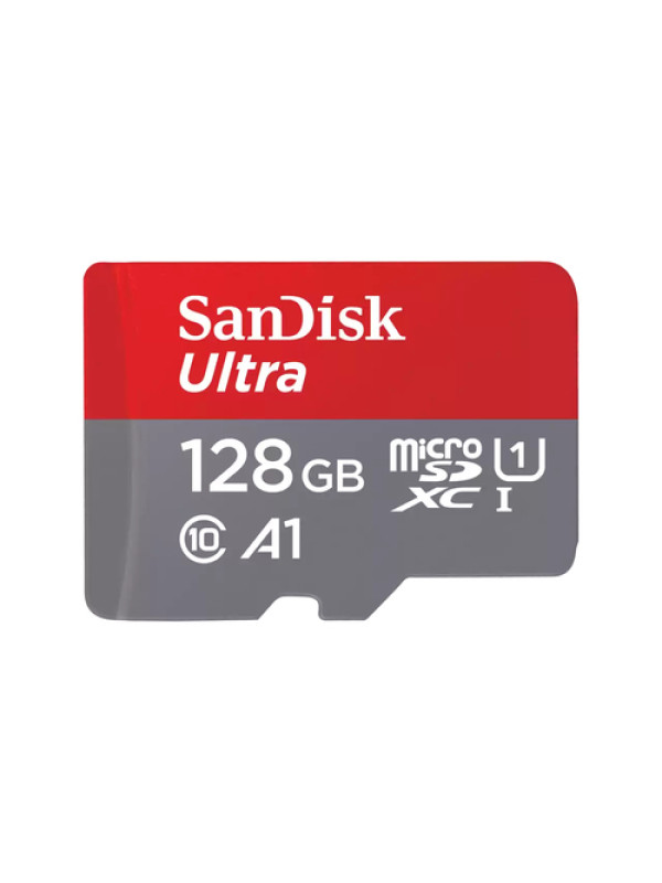 SanDisk SDXC 128GB Ultra Micro 140MB/s A1 Class 10 UHS-I sa Adap.