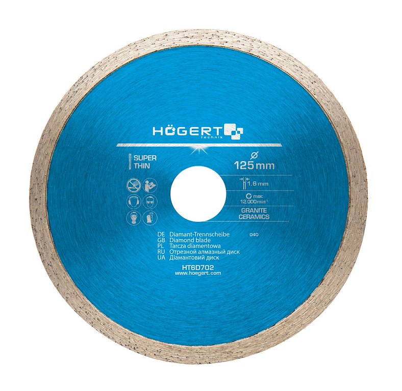Hogert HT6D702 rezni dijamantni disk 125 mm