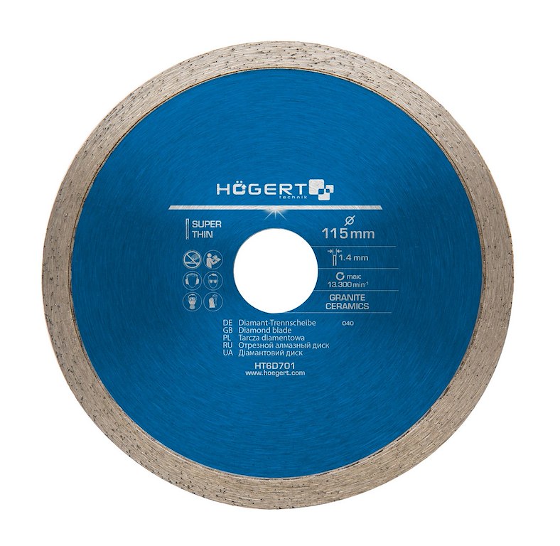 Hogert HT6D701 rezni dijamantni disk 115 mm