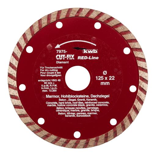 KWB 49797140 RedLine Diamant rezni disk 115, Cut-Fix, 7.0x2.1