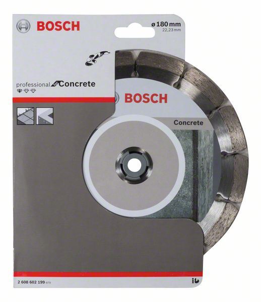 Dijamantska rezna ploča Standard for Concrete Bosch 2608602199, 180 x 22,23 x 2 x 10 mm