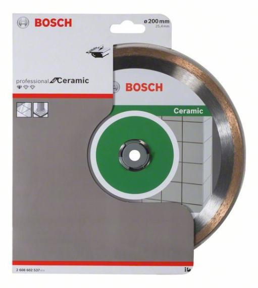 Dijamantska rezna ploča Standard for Ceramic Bosch 2608602537, 200 x 25,40 x 1,6 x 7 mm