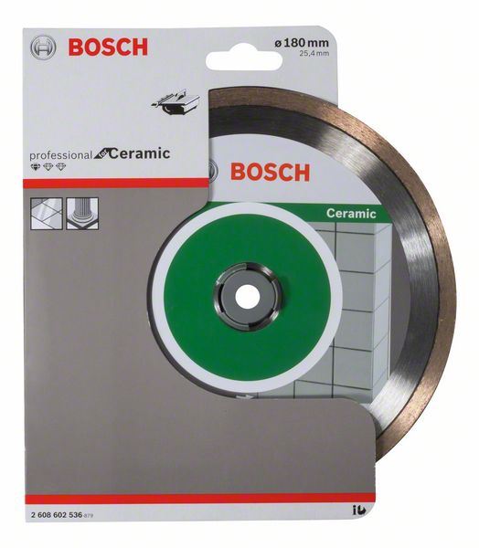 Dijamantska rezna ploča Standard for Ceramic Bosch 2608602536, 180 x 25,40 x 1,6 x 7 mm