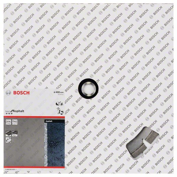 Dijamantska rezna ploča Best for Asphalt Bosch 2608603829, 400 x 25,40 x 3,2 x 12 mm