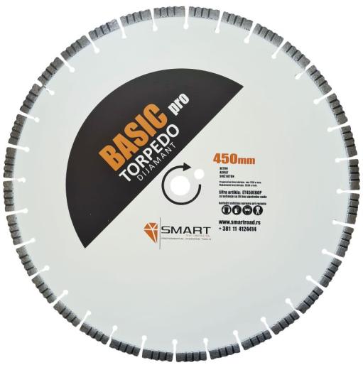 Torpedo ET450EKO Dijamantski disk Basic Combo 450mm beton/asfalt